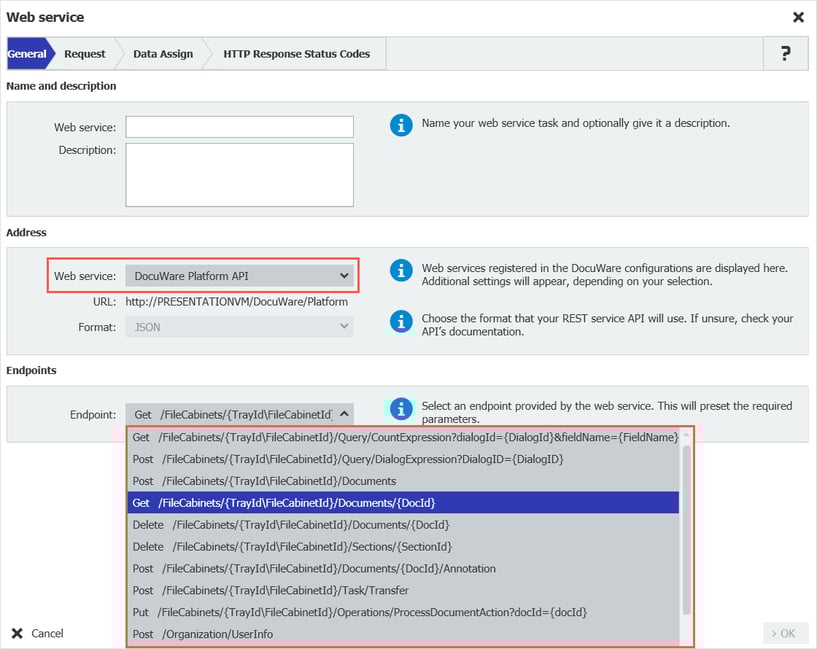 New API connection, a plus for Workflow Designer